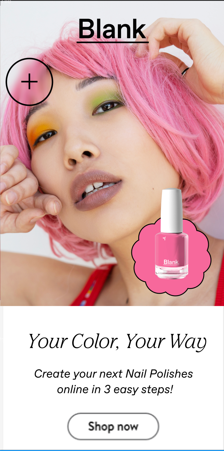 simple sample – Blank Beauty